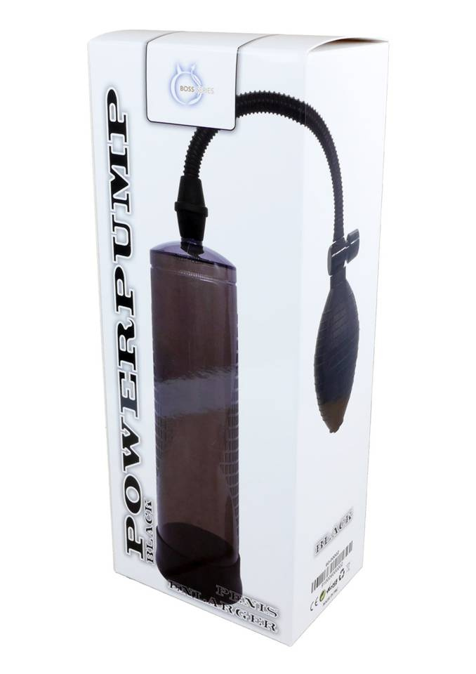 Pompka Podciśnieniowa Powiększająca Penisa - Powerpump Black - Sklep Erotyczny Figielek.pl